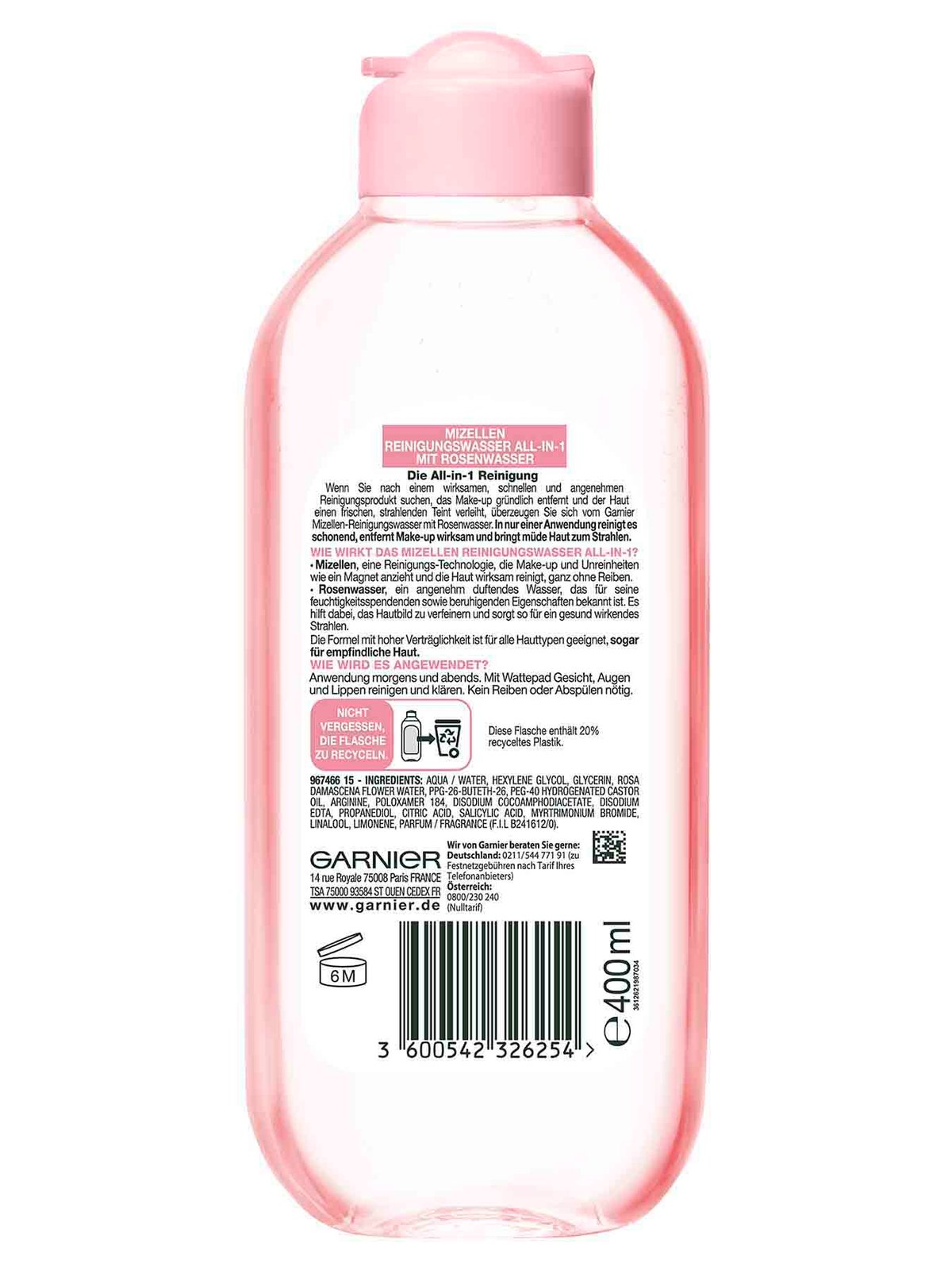 Micellar Water All-in-1 à l'Eau de Rose | Garnier