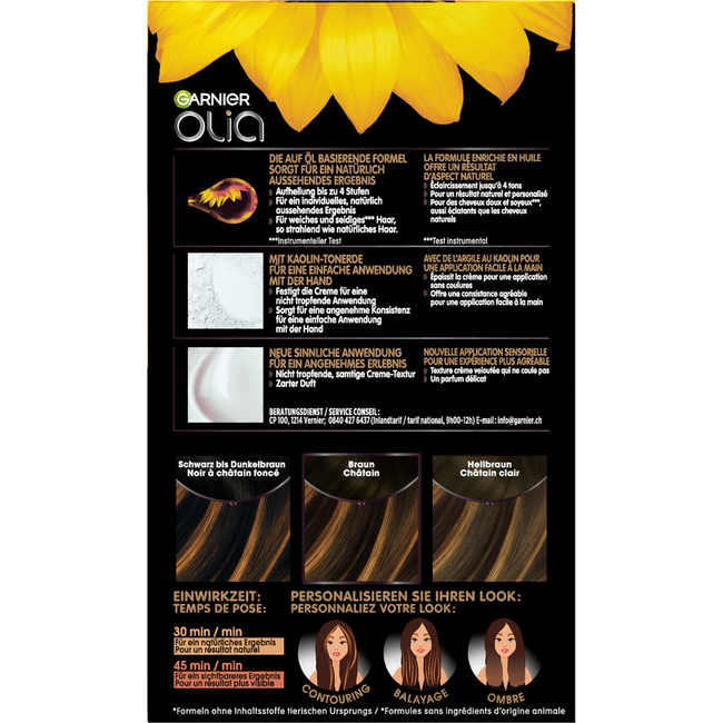 Garnier Olia Highlights für Braunes Haar