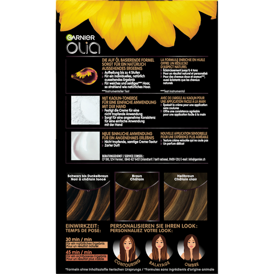 Garnier Olia Highlights für Braunes Haar