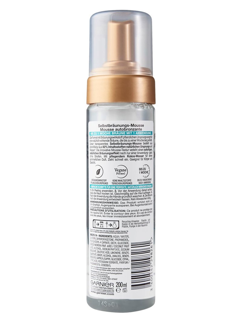 Ambre Solaire Natural Bronzer Mousse autobronzante | Garnier