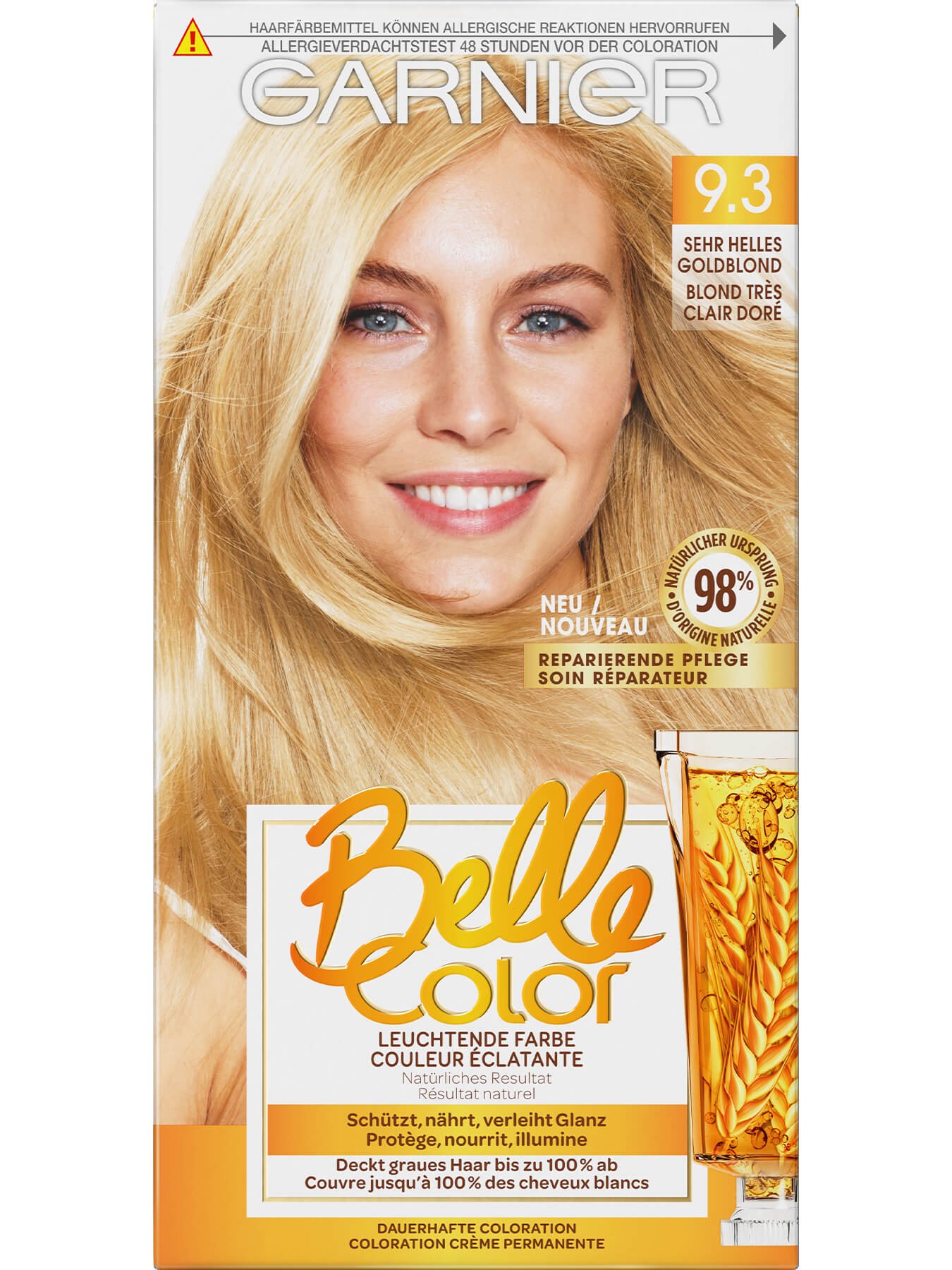 Belle Color SEHR HELLES GOLDBLOND 9.3 | Garnier